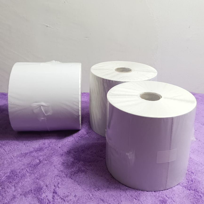 Jual (Stiker Resi Thermal Label Barcode ) Kertas Sticker Thermal Label ...