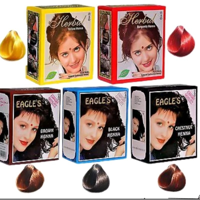 Jual Eagles Henna Hair Color All Varian | Shopee Indonesia
