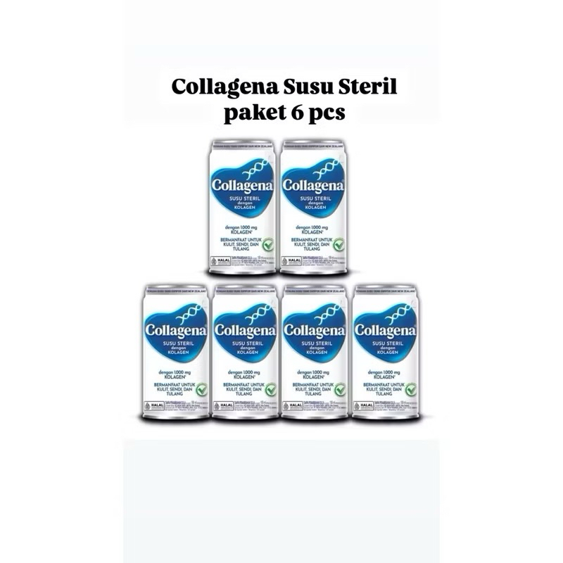 Jual COLLAGENA SUSU STERIL KOLAGEN 1000mg (6 kaleng) | Shopee Indonesia