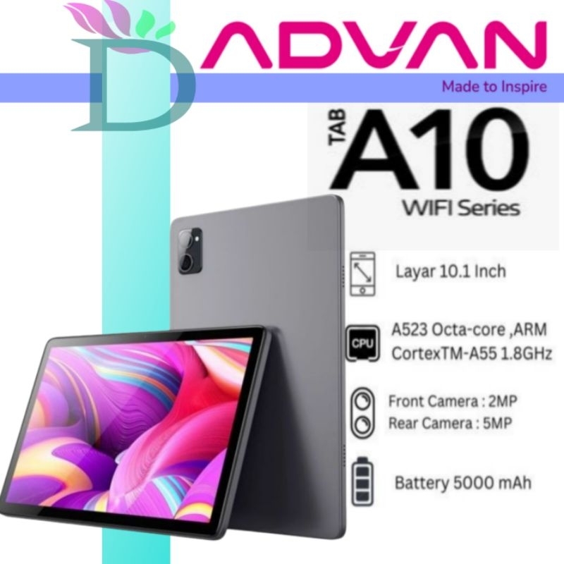 Jual Advan Tab A10 Wifi | 4/64 GB | 10.1 Inch IPS Display Screen ...