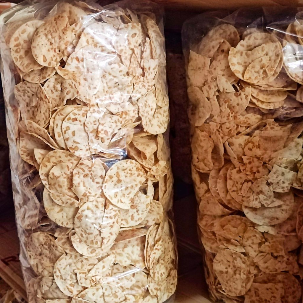 Jual Keripik Tempe Sagu Kripik Tempe Bulat Ori Gurih Renyah Enak 100gr ...