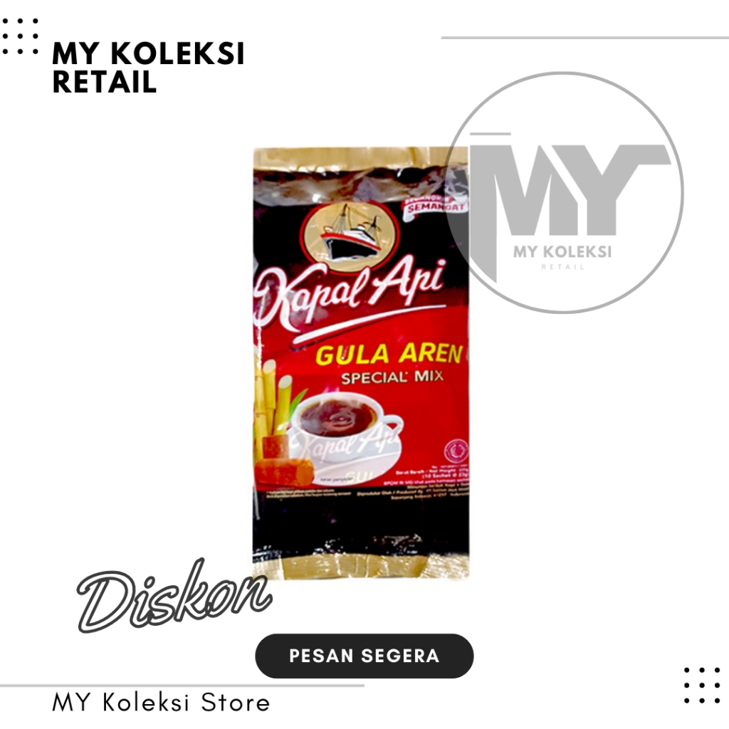 Jual Kopi Kapal Api Gula Aren Special Mix 23 Gram MY Retail | Shopee ...