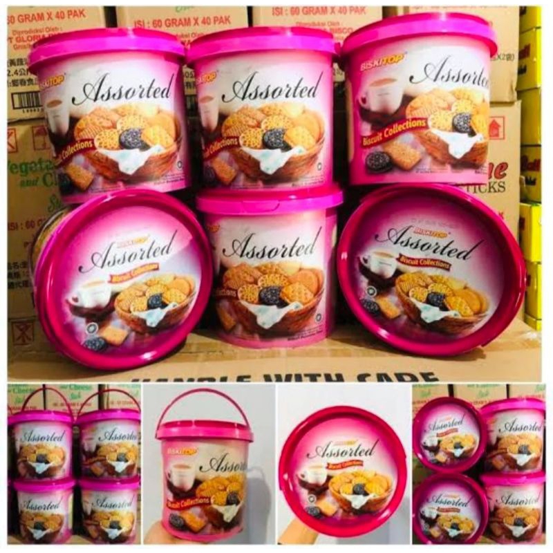 Jual Roti kaleng biskitop assoted jar | Shopee Indonesia