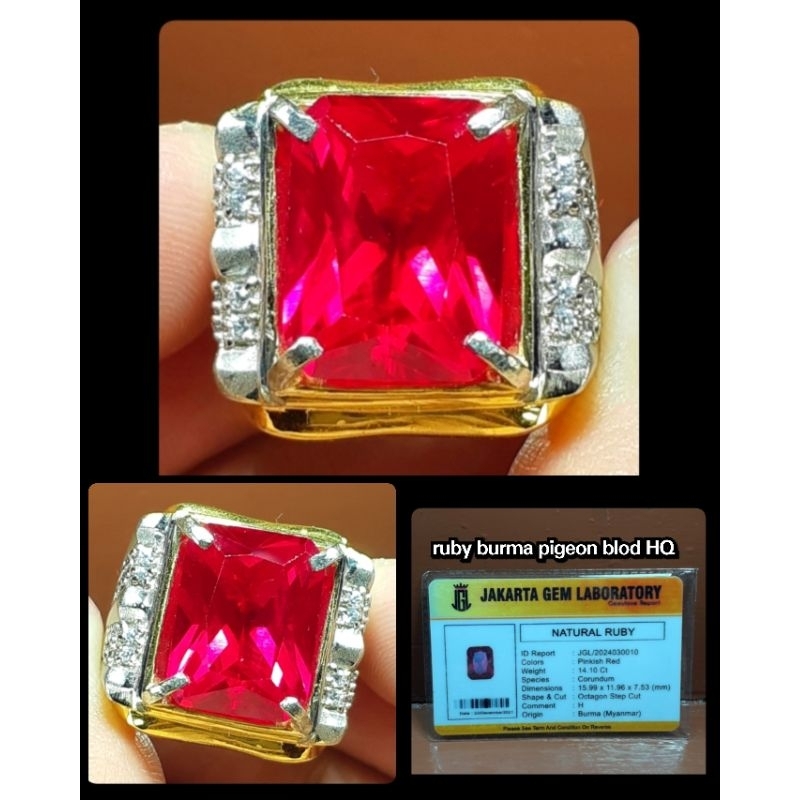Jual ruby burma jumbo super HQ ( ASLI WARNA MERAH DELIMA ) | Shopee ...