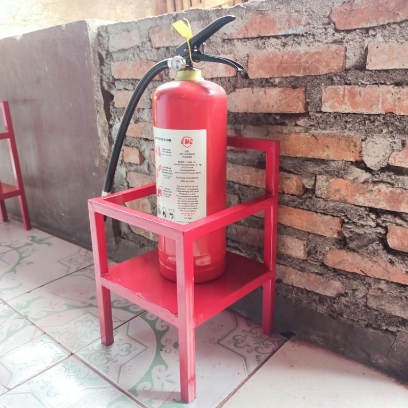 Jual Tempat Dudukan Apar Minimalis 3 kg Ukuran 20 x 20 x 25 Rak Besi ...