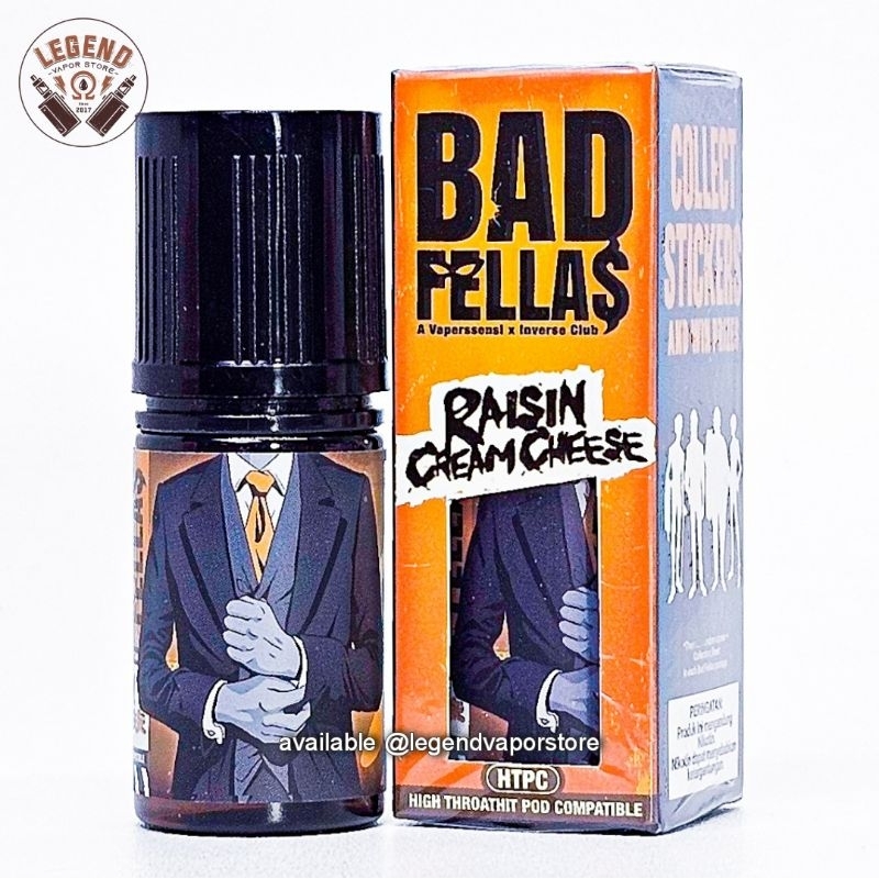 Jual SALT NIC - LIQUID BAD FELLAS Raisin Cream Cheese 30ML 15MG ...