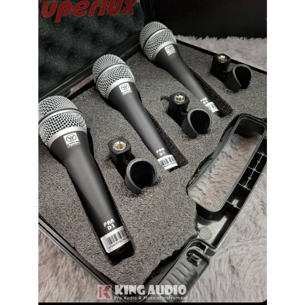 Jual Mic Superlux PRA D3 1box isi 3 Microphone Vocal | Shopee Indonesia