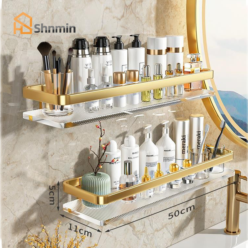 Jual Rak Shampoo Kamar Mandi Rak Kosmetik Gantung Dinding Rak Akrilik ...