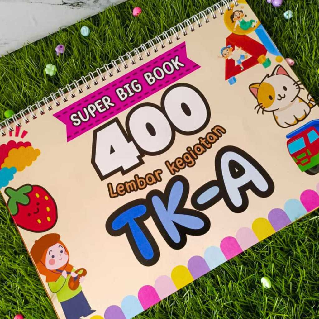 Jual Super Big Book 400 Lembar Kegiatan TK A | Shopee Indonesia