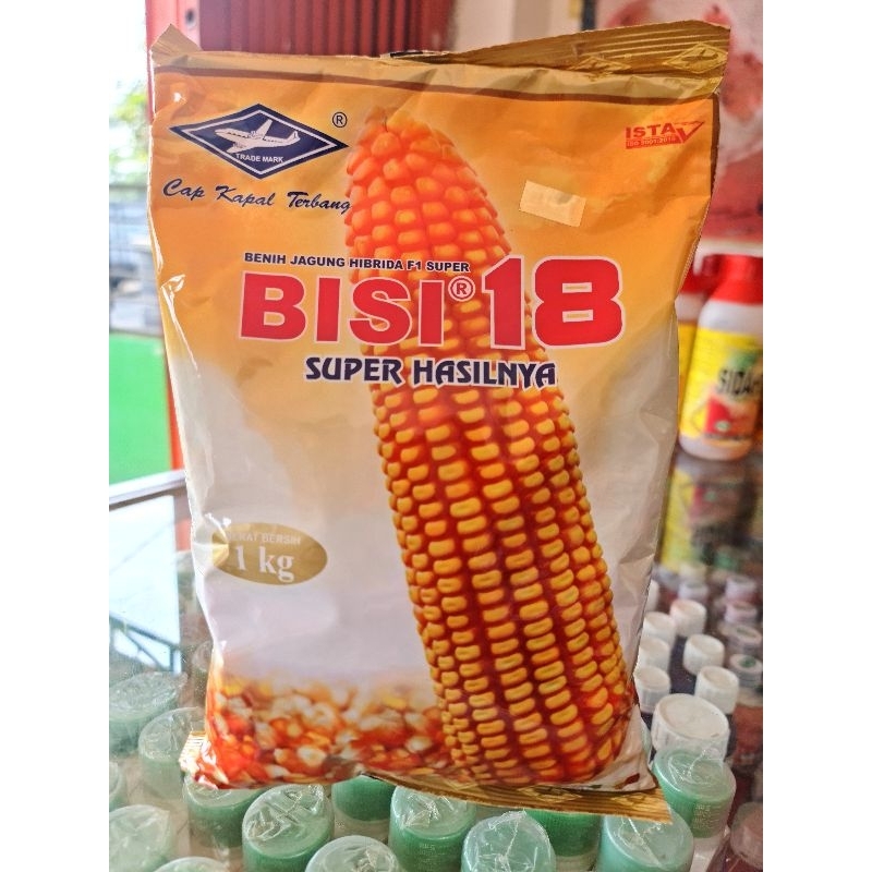 Jual Benih Jagung BISI 18 - 1KG benih jagung hibrida randemen tinggi ...