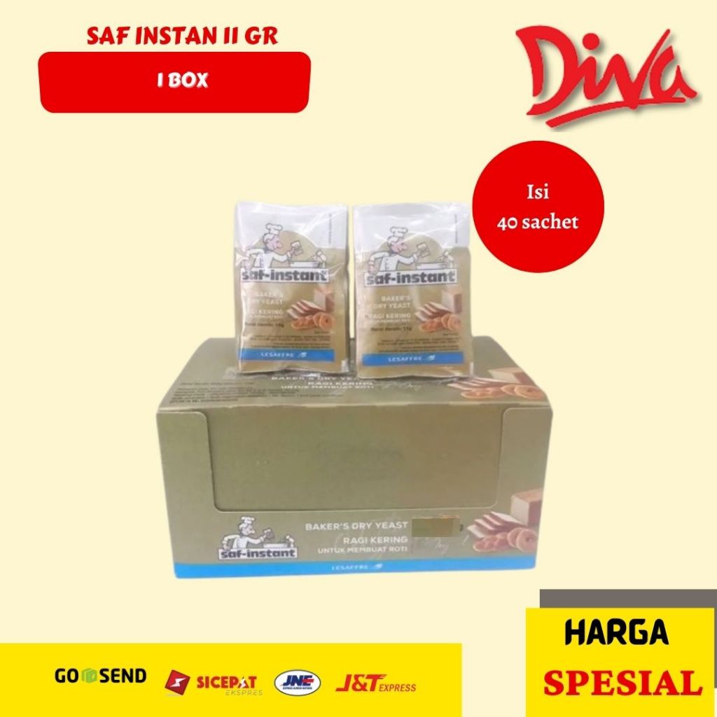 Jual [1 box] Saf Instant sachet 11gr isi 40 pcs | Shopee Indonesia