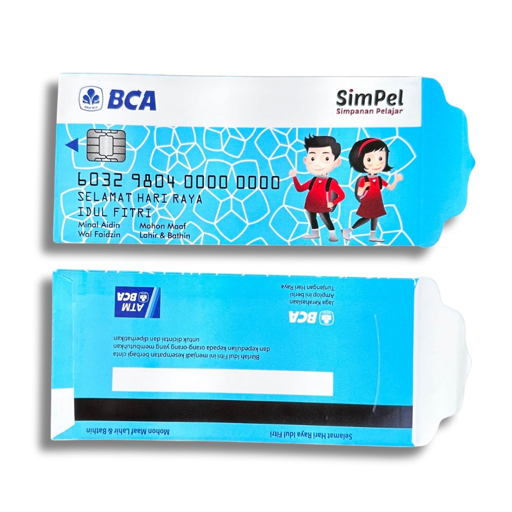 Jual (50 LEMBAR) NEW!! AMPLOP / ANGPAU LEBARAN MOTIF ATM DAN UANG ...