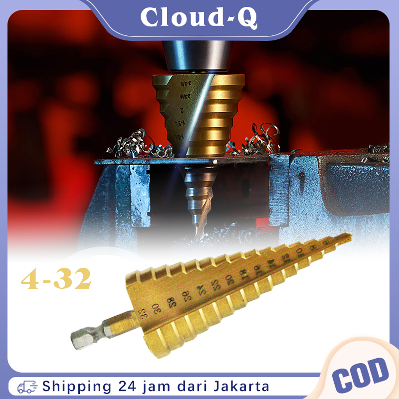 Jual 4-32mm Mata Bor Multi Step Pagoda Spiral Besi Kuningan Kayu ...