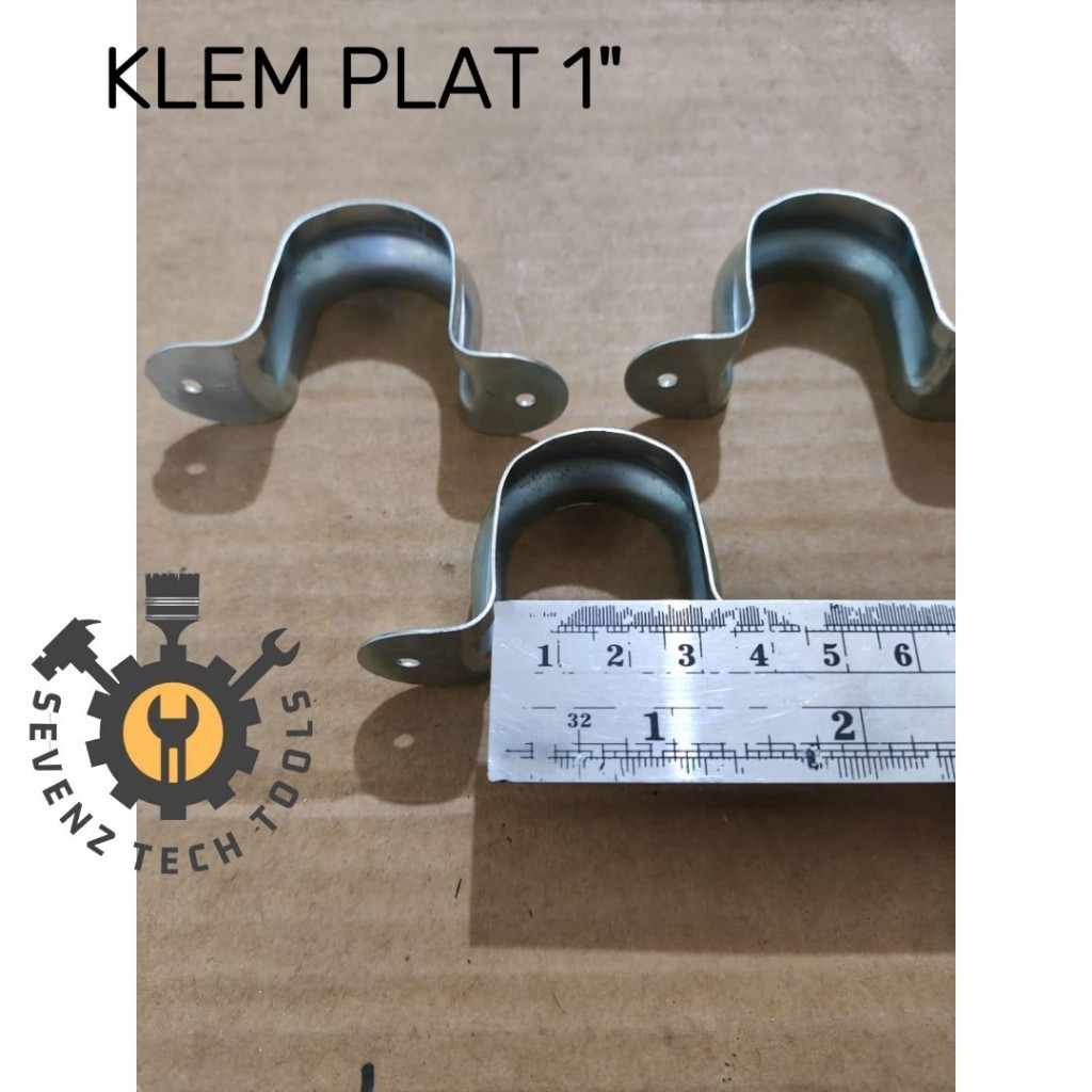 Jual KLEM PIPA PLAT BESI / KLEM SENG 1" TEBAL | Shopee Indonesia