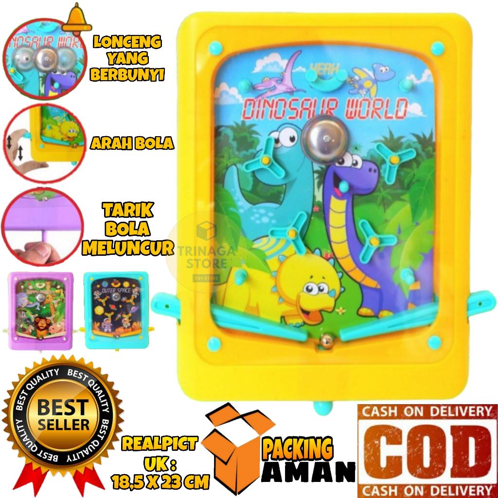 Jual ( BISA COD ) PROMO Mainan Anak Pinball Lonceng / Pinball Board ...