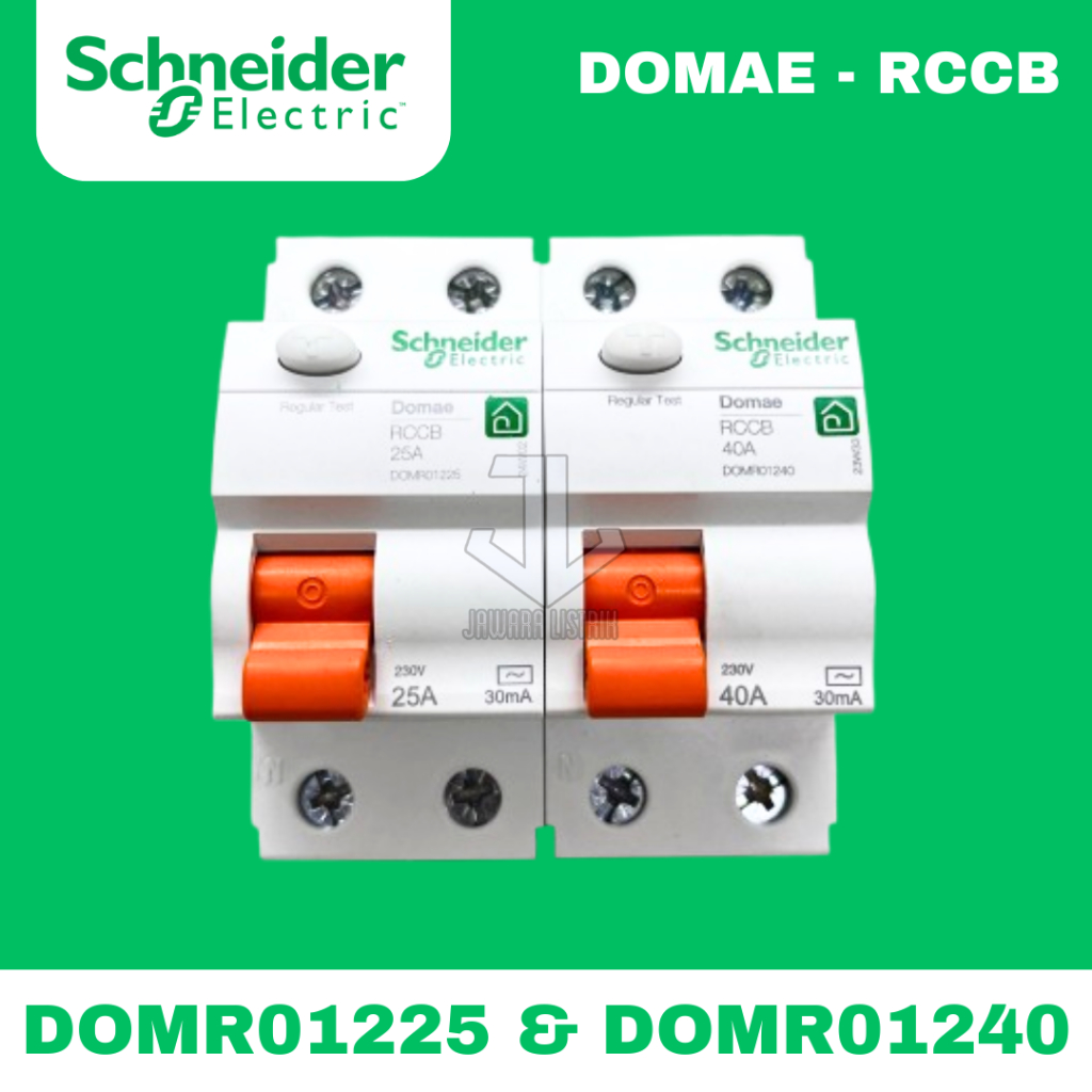 Jual SCHNEIDER EARTH LEAKAGE CIRCUIT BREAKER ELCB RCCB 2 PHASE 25 & 40 AMPERE | Shopee Indonesia