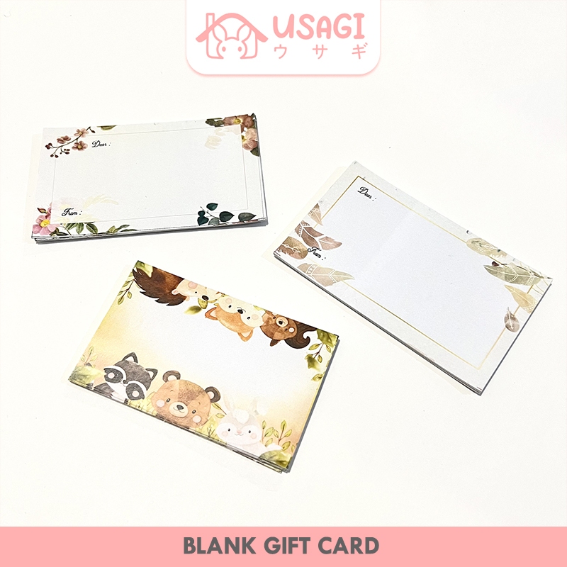 Jual USAGI OFFICIAL - Blank Gift Card / Kartu Ucapan Ulang Tahun Happy ...