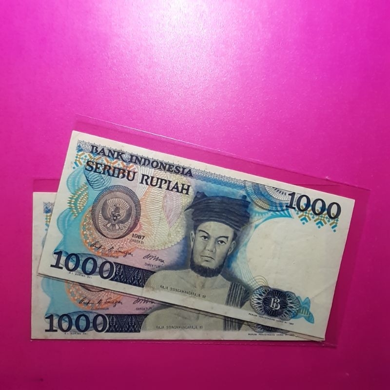 Jual uang 1000 rupiah sisingamangaraja 1987 | Shopee Indonesia