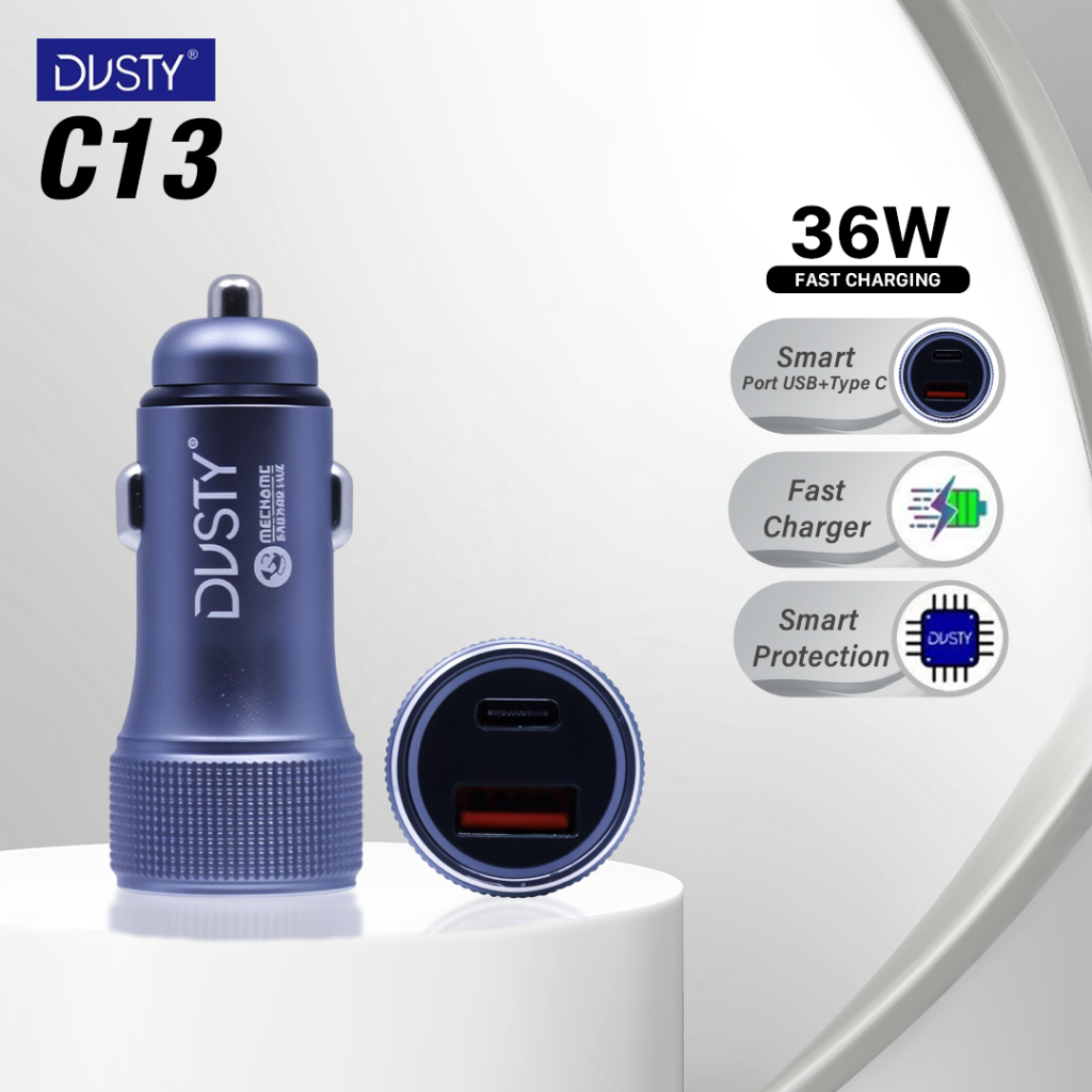 Jual Mechanic Dusty C13 Car Charger PD Fast Charging IPAD PD 36W VOOC ...