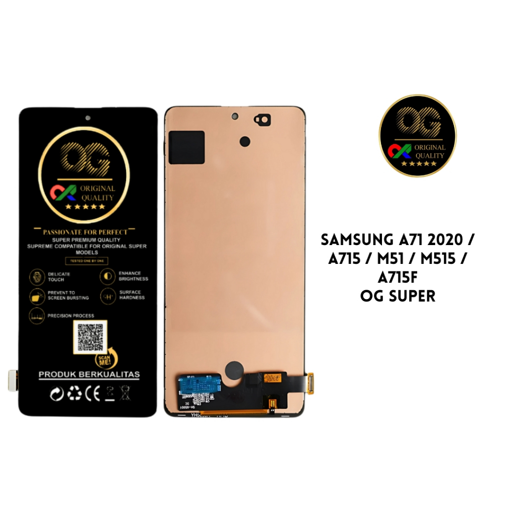 Jual ( OG SUPER ) LCD SAMSUNG A71 2020 / A715 / M51 / M515 / A715F FULLSET | Shopee Indonesia