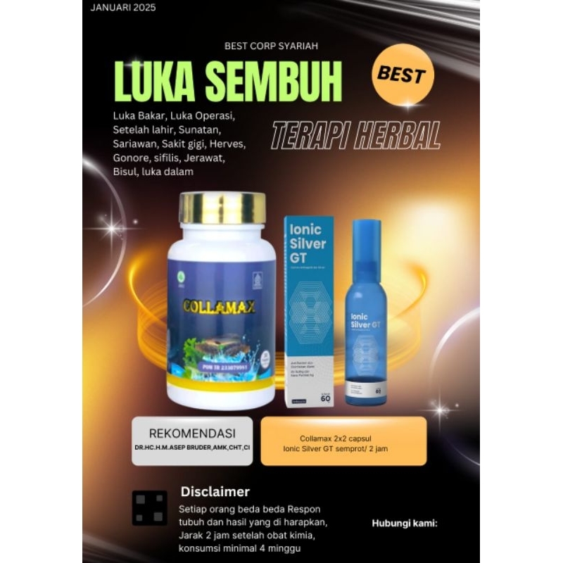 Jual Collamax + Ionic Silver GT Paket Solusi Untuk Penyembuhan Berbagai ...