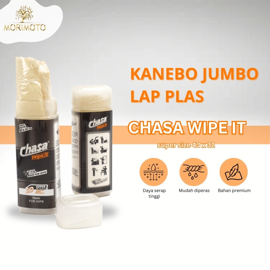 Jual KANEBO CHASA 43 X 32 CM KAIN LAP CHAMOIS DAYA SERAP TINGGI LAP SERBAGUNA KANEBO TEBAL ...