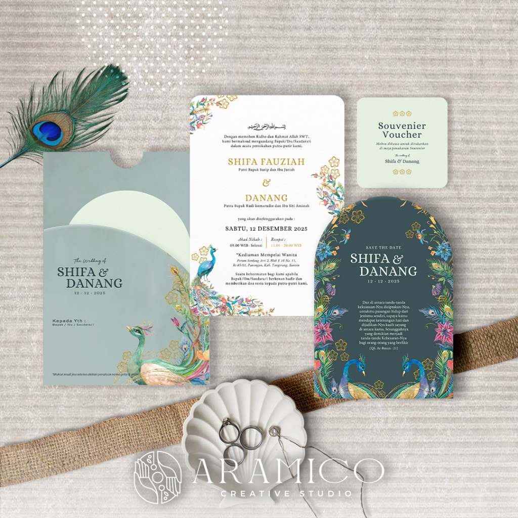 Jual Undangan Pernikahan Elegan minimalis Amplop Soft Cover. Cetak ...