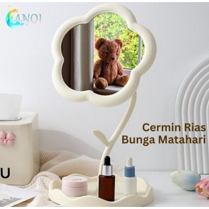 Jual Alm - Cermin Bunga Hiasan Meja Bunga Berdiri Aesthetic | Shopee ...