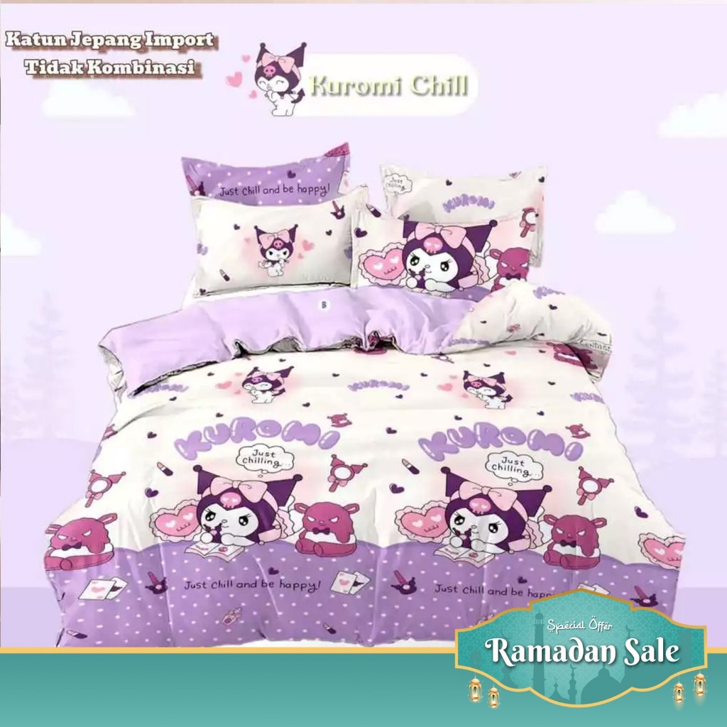 Jual Sprei Set Katun Jepang Original Motif Anak Perempuan Laki Kartun ...
