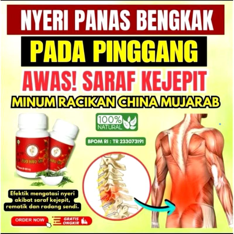 Jual ZUO HAO SHI KAPSUL CINA ATASI SARAF KEJEPIT DAN TULANG | Shopee ...