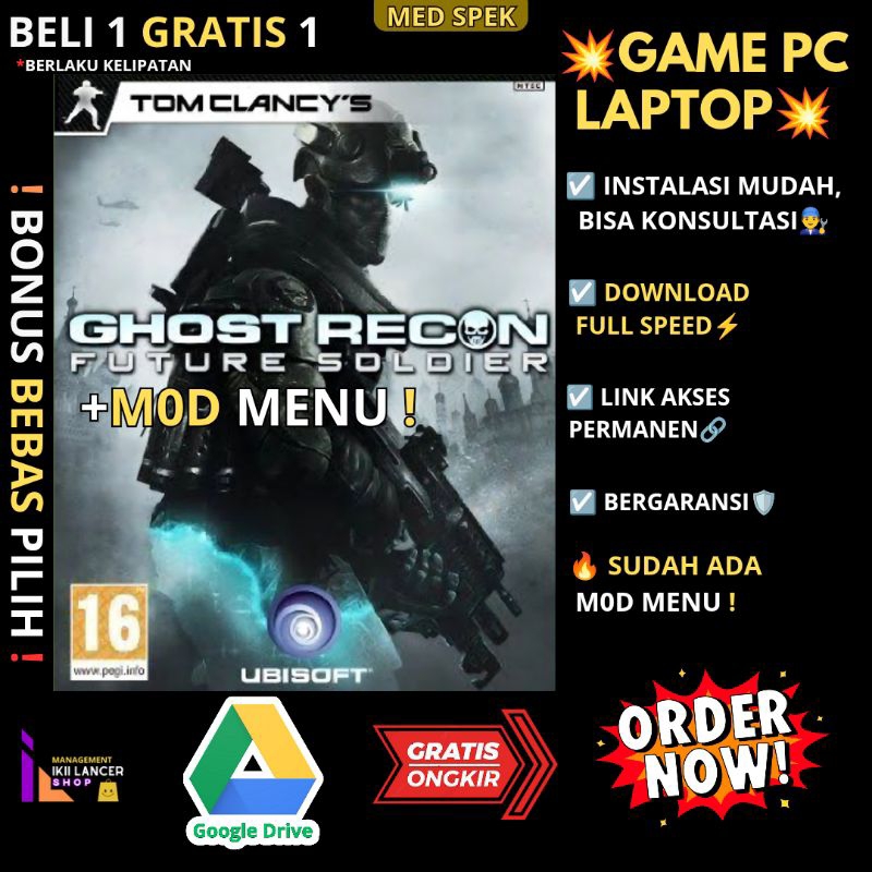 Jual Tom Clancys Ghost Recon Future Soldier Complete Edition - PC ...