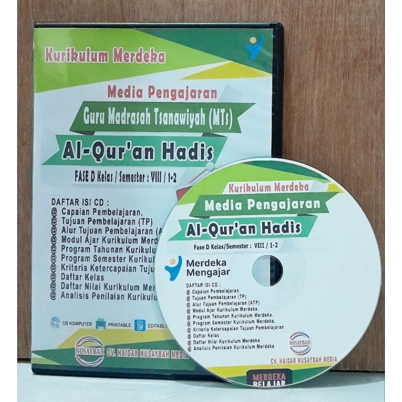 Jual MODUL AJAR AL-QUR'AN HADITS MTs KELAS 8 KURIKULUM MERDEKA | Shopee Indonesia