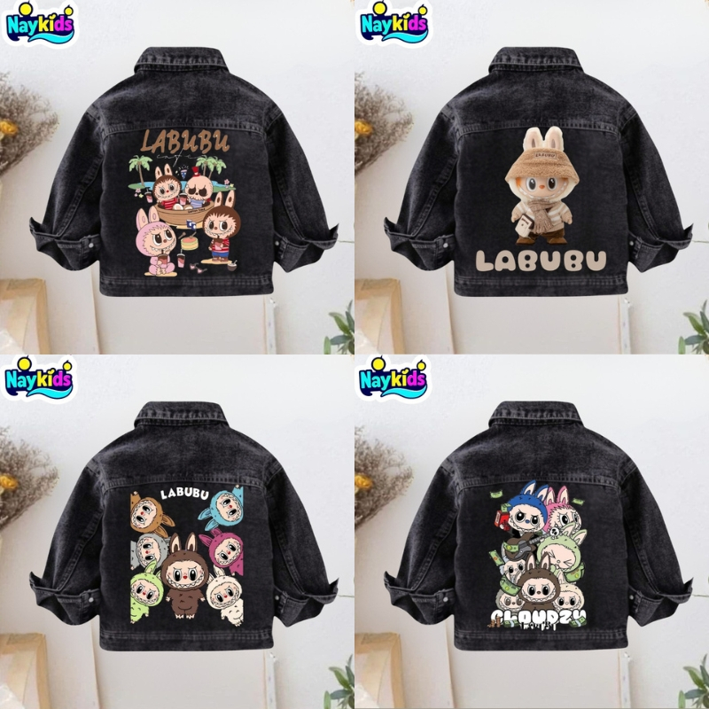 Jual JAKET BERMOTIF KARAKTER LABUBU DAN POLOS JEANS ANAK USIA 1 - 7 ...