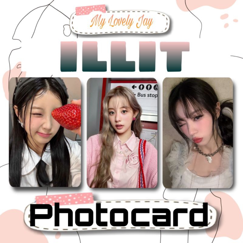 Jual MINIMAL ORDER 5 FREE INNER SLEEVE - ILLIT PHOTOCARD SELCA MINJU ...