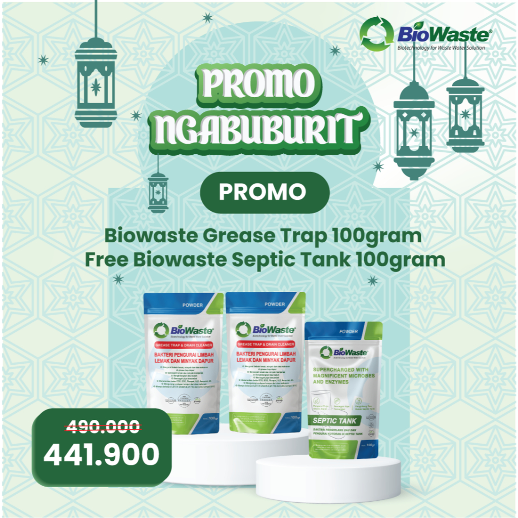 Jual Promo Biowaste Grease Trap 2pcs Free Biowaste Septic Tank 100gr ...