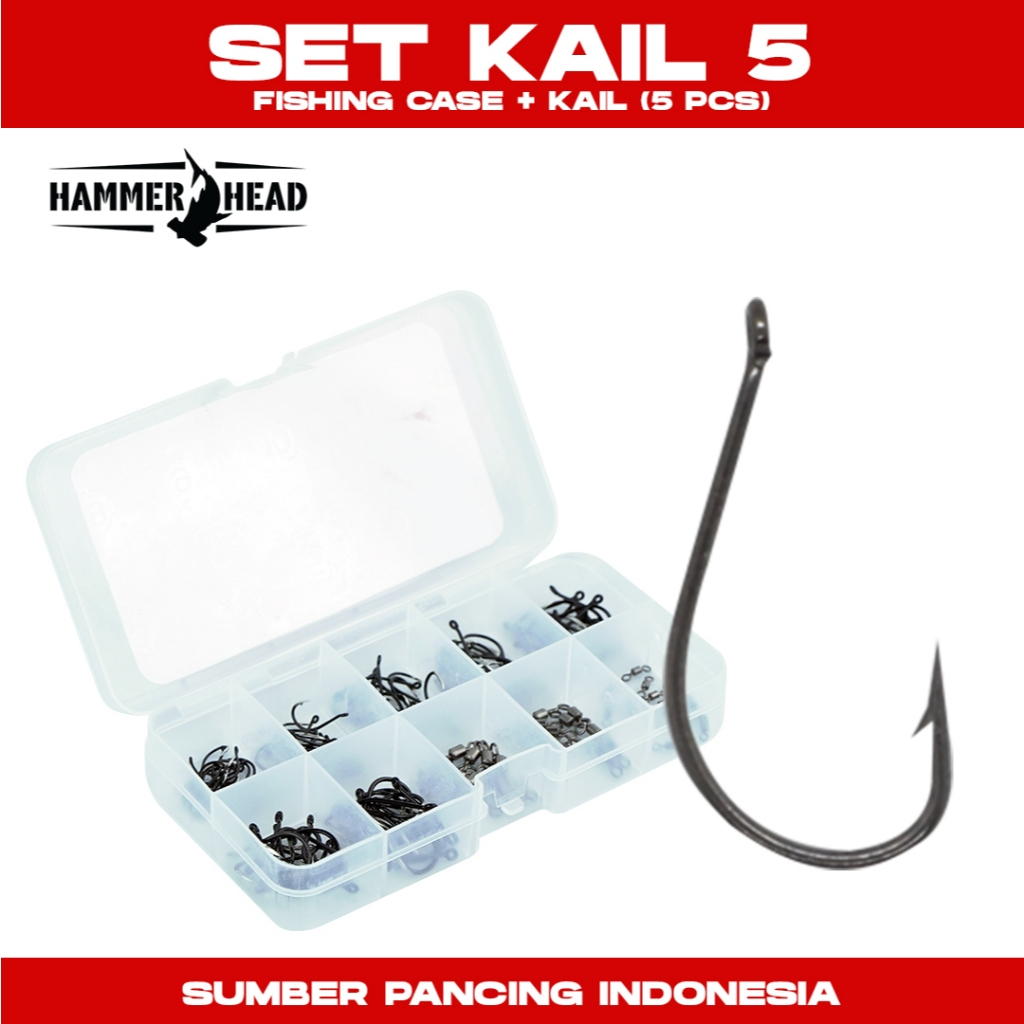 Jual HAMMER HEAD Set Kail Super Lengkap ( SK5 ) Kail Pancing Aneka ...