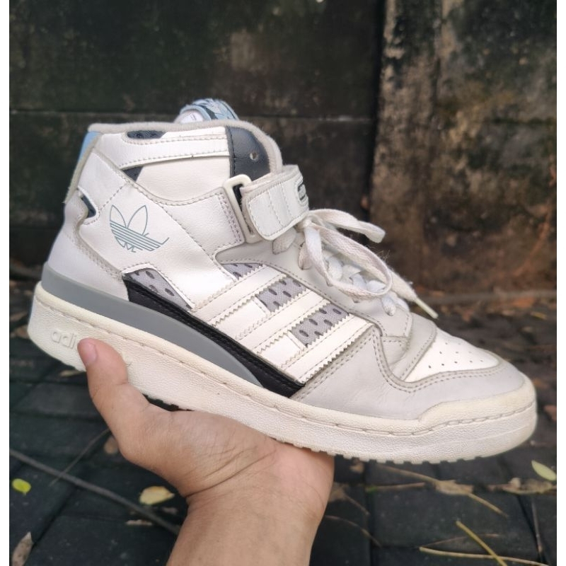 Jual Adidas Forum Mid "Ambien Sky Blue" | Shopee Indonesia