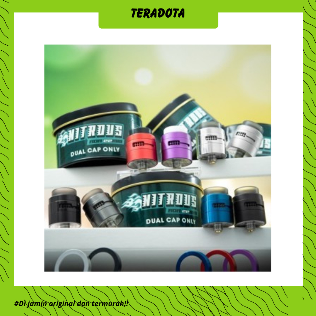 Jual NITROUS RDA DUAL CAP ONLY SERIES 22MM 100% ORIGINAL BY KOKO SARANG ...