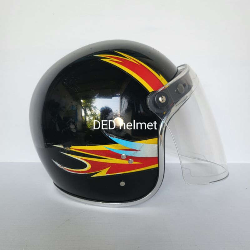 Jual Helm RX King // Yamaha lidah api // helm jadul | Shopee Indonesia