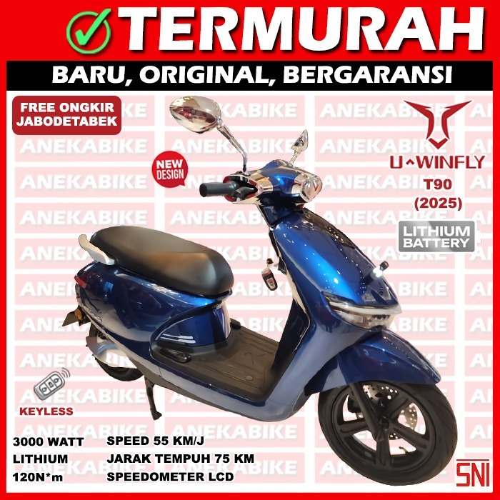 Jual Motor Listrik Uwinfly T90 Vespa 2025 Garansi Resmi | Shopee Indonesia