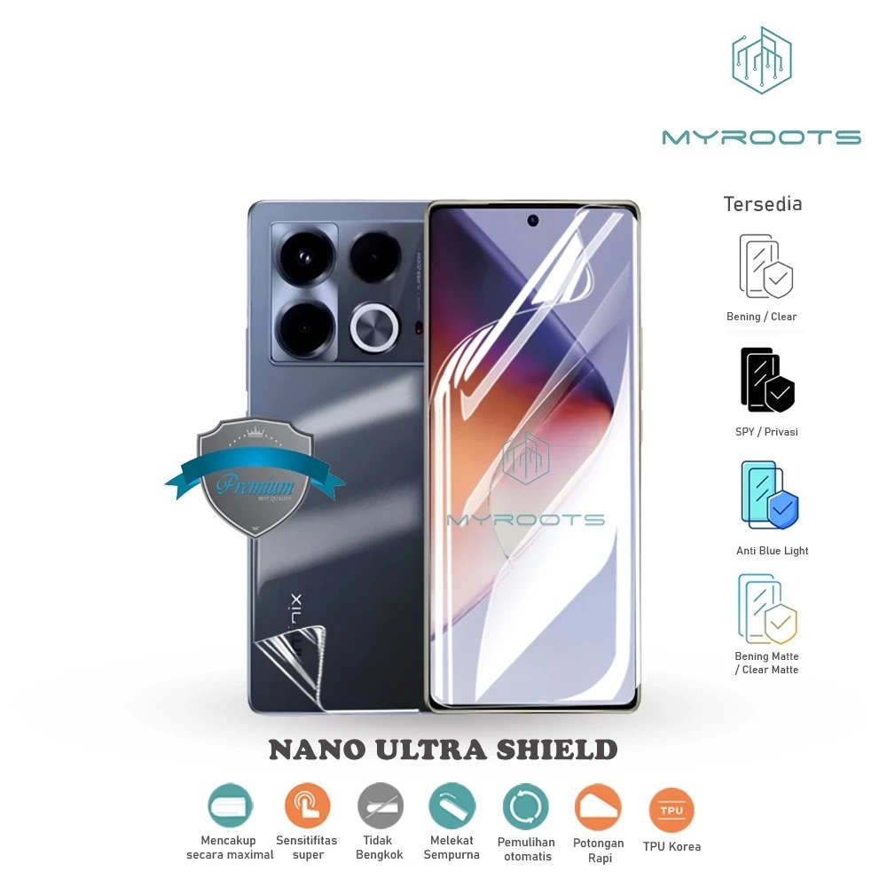 Jual Anti Gores Jelly Hydrogel Anti Minyak Glare Matte Infinix Note 50X 50 PRO PLUS 5G Ultra ...
