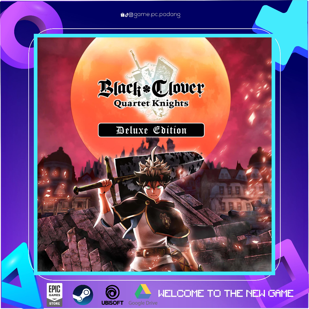 Jual Black Clover Quartet Knights Deluxe Edition / Game PC Black Clover ...