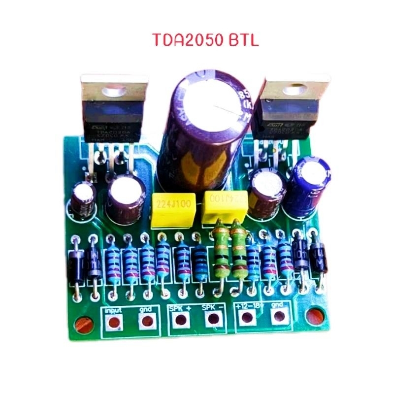 Jual Kit Driver TDA2030 TDA2050 BTL Mono / Mini Kit Driver Power Amplifier TDA2030 TDA2050 BTL ...