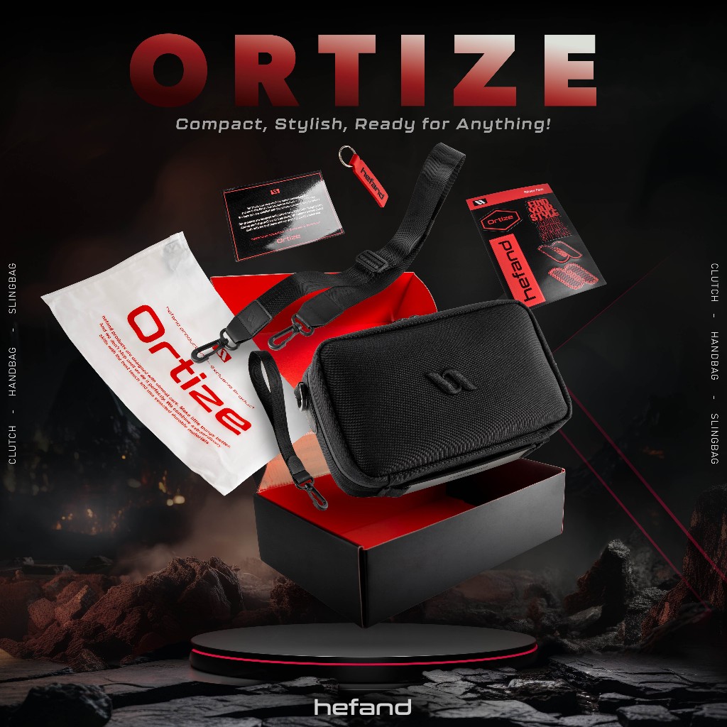 Jual Hefand - Handbag Pria Ortize Clutch Bag Slingbag Multifungsi Tas ...