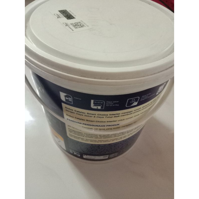 Jual CAT INTERIOR PUTIH DULUX CATYLAC 5 KG | Shopee Indonesia