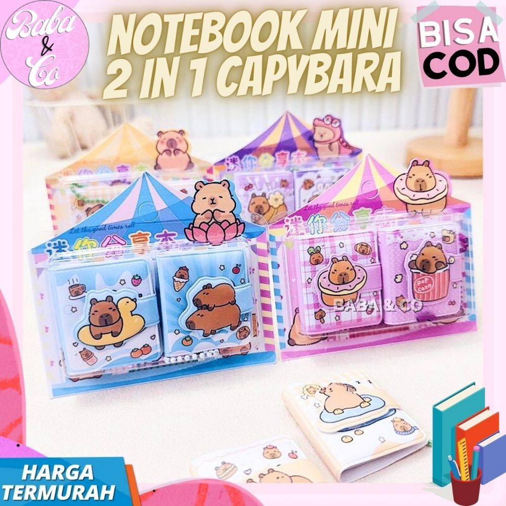 Jual BUKU NOTEBOOK MIINI CAPYBARA BUKU KECIL CAPYBARA NOTEBOOK ...