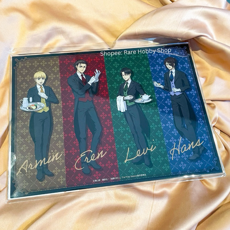 Jual [SUPER RARE] Attack on Titan Shingeki no Kyojin Acrylic Plate ...