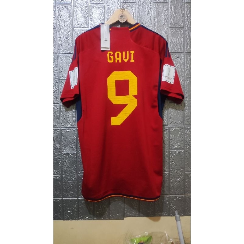 Jual New baru Jersey Original Timnas Spanyol Spain 2022 GAVI bnwt alias ...