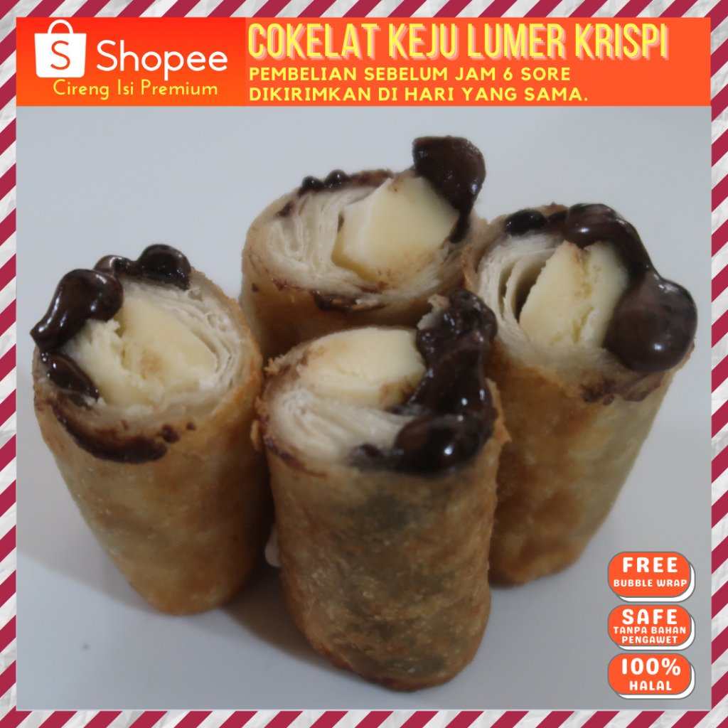 Jual Cokelat Keju Lumer Krispi Harga Eceran | Shopee Indonesia