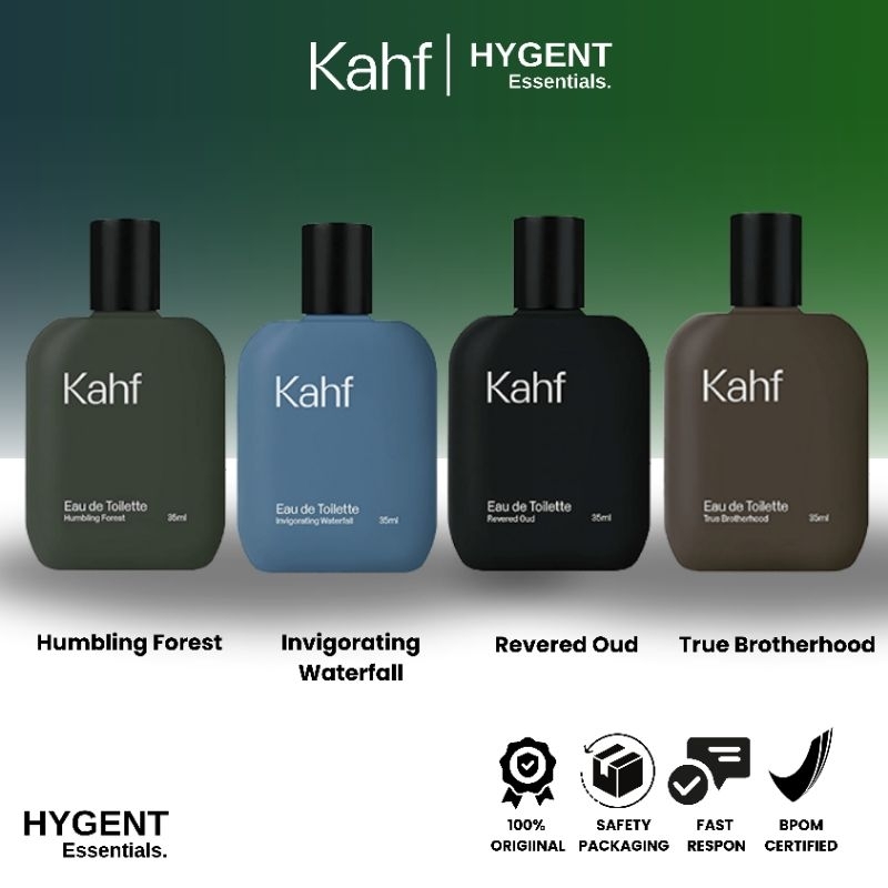 Jual KAHF PARFUM 35ML EDT - Revered Oud, Invigorating Waterfall ...